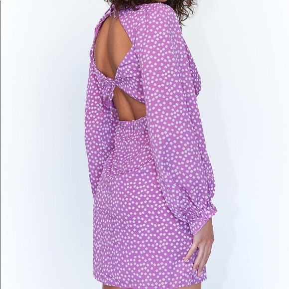 Princess Polly | Dresses | Princess Polly Abbie Mini Dress In Purple ...